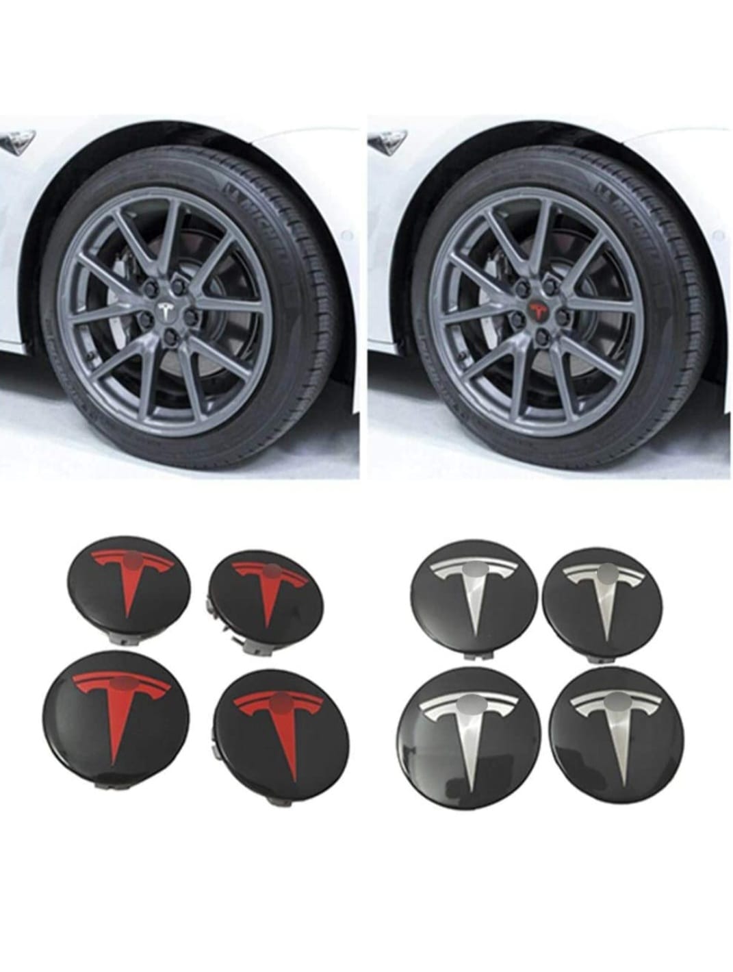 Model 3 Center Wheel Cap Set – ZEVsolutions